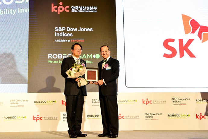 SK(주), 6년 연속 DJSI World 편입